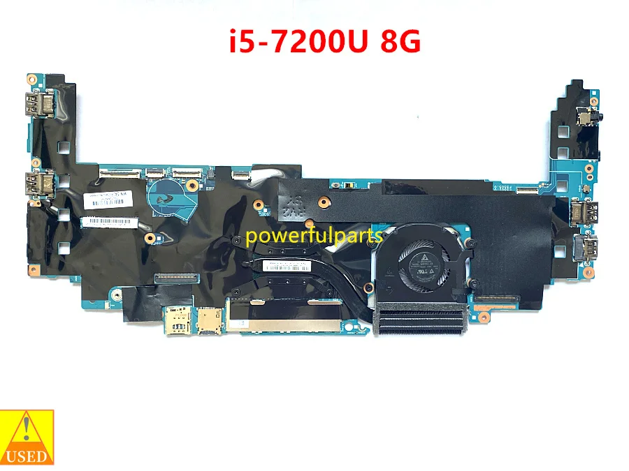for lenovo X1 motherboard Yoga 2nd Gen with i5-7200 cpu+8G ram+heatsink ...