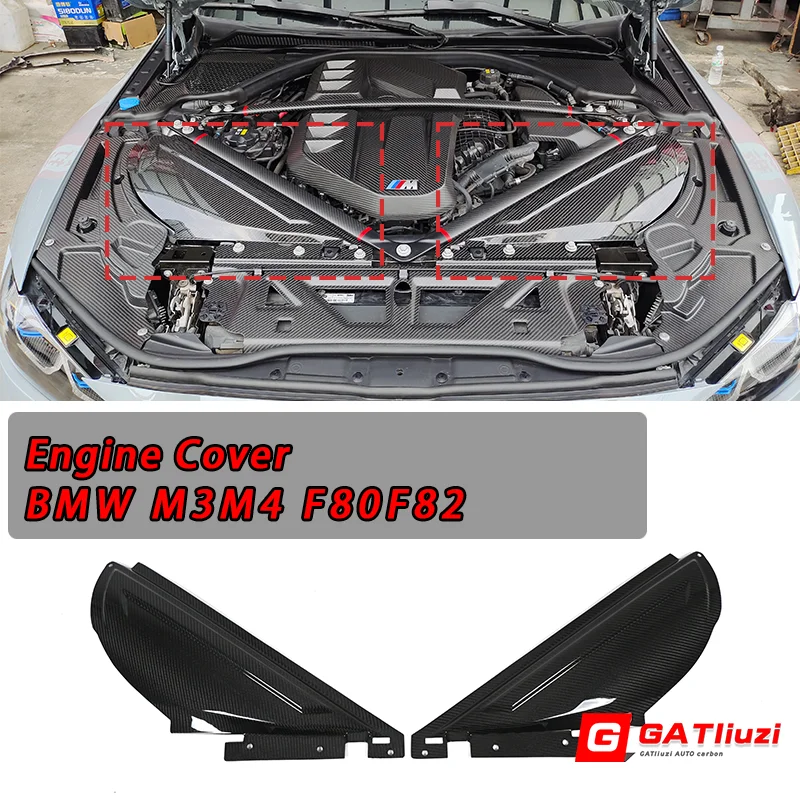 For BMW S58 G80 G81 M3 G82 M4 2021-2025 Carbon Engine Bay Air Intake ...