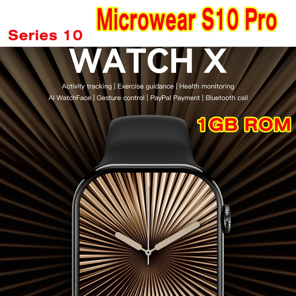 Microwear-reloj-inteligente-S10-Pro-para-hombre-dispositivo-con-1GB-de-ROM-respuesta-de-gestos ...