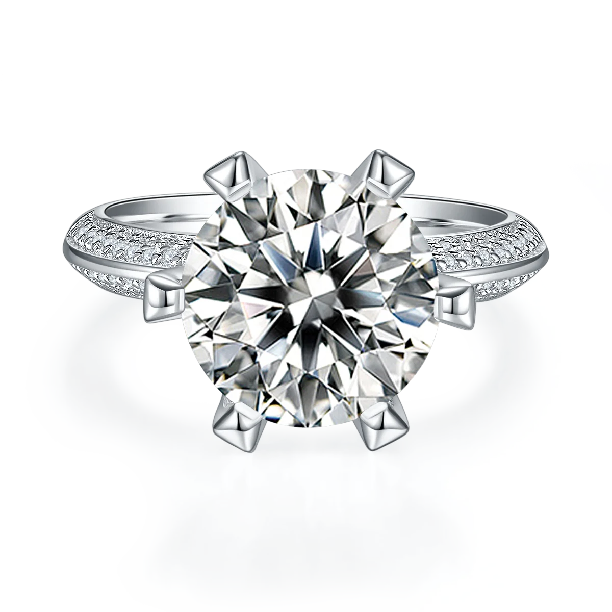 Classical-design-moissanite-jewelry-925-sterling-silver-5ct-11mm ...