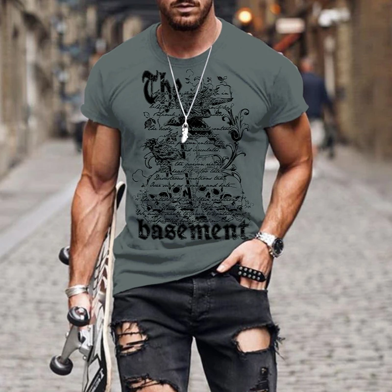 Camiseta-con-estampado-3D-de-estilo-europeo-y-americano-para-hombre ...
