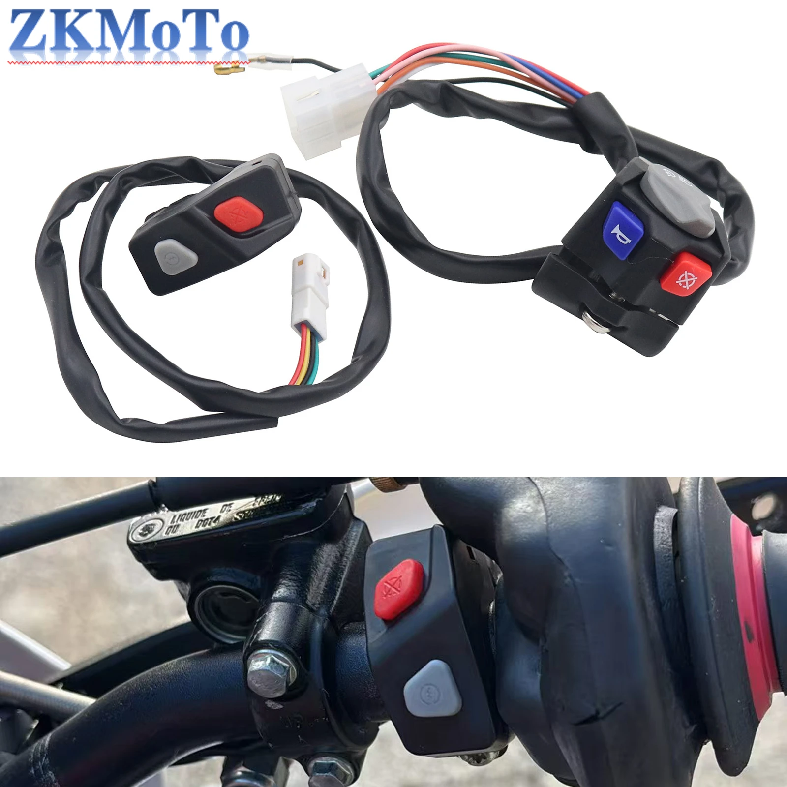 Motorcycle-Kill-Start-Headlight-Horn-Switch-For-KTM-EXC-XC-XCW-EXCF-SX ...