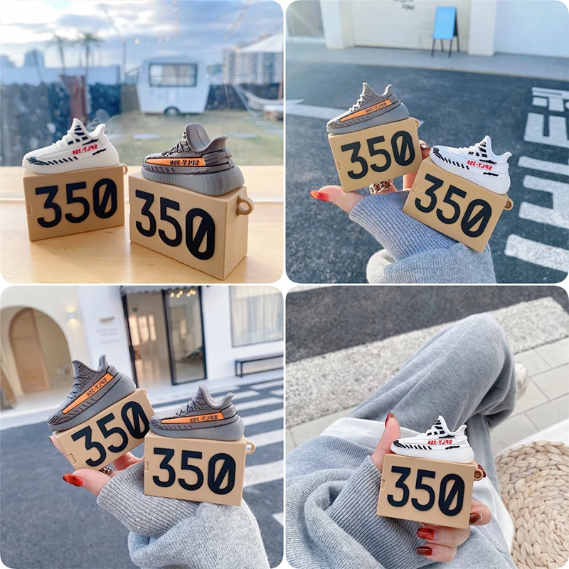 3D-Cute-Shoe-Box-Shockproof-Protective-Silicone-Earphone-Cover-For ...