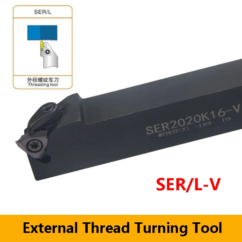 LIHAOPING SER-V SER SEL CNC Lathe Cutter External Thread Turning Tool ...