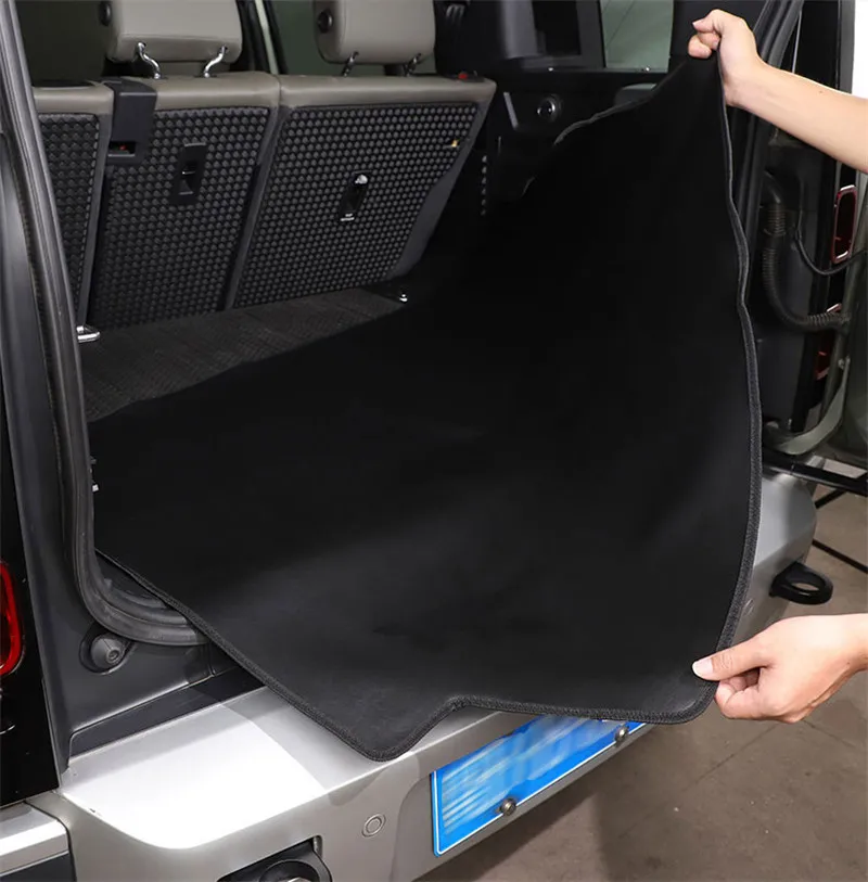 PVC-Leather-For-Land-Rover-Defender-110-2020-2022-Trunk-Mat-Durable ...