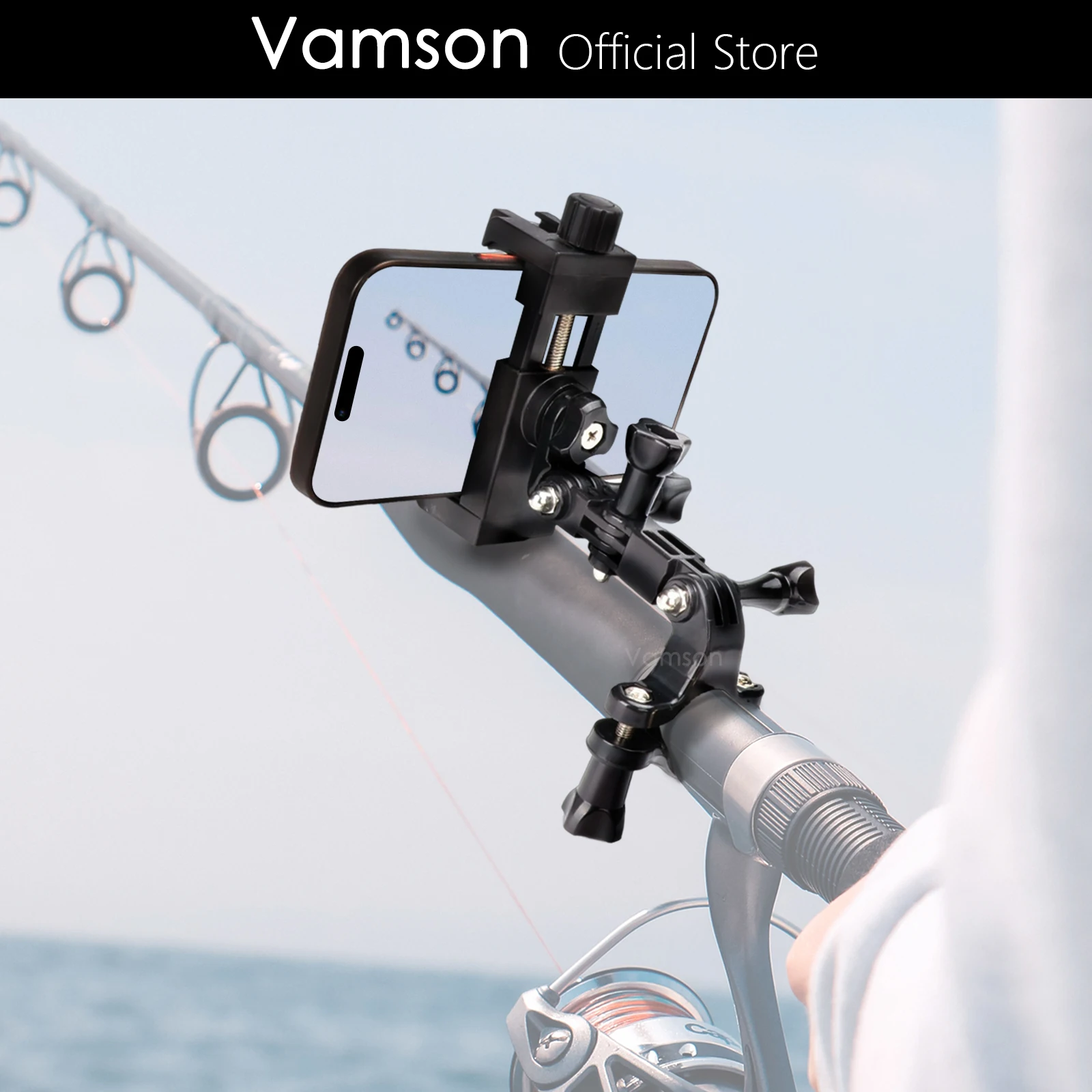 Vamson Fishing Rod Holder for iPhone CellPhone Smartphone Bluetooth ...