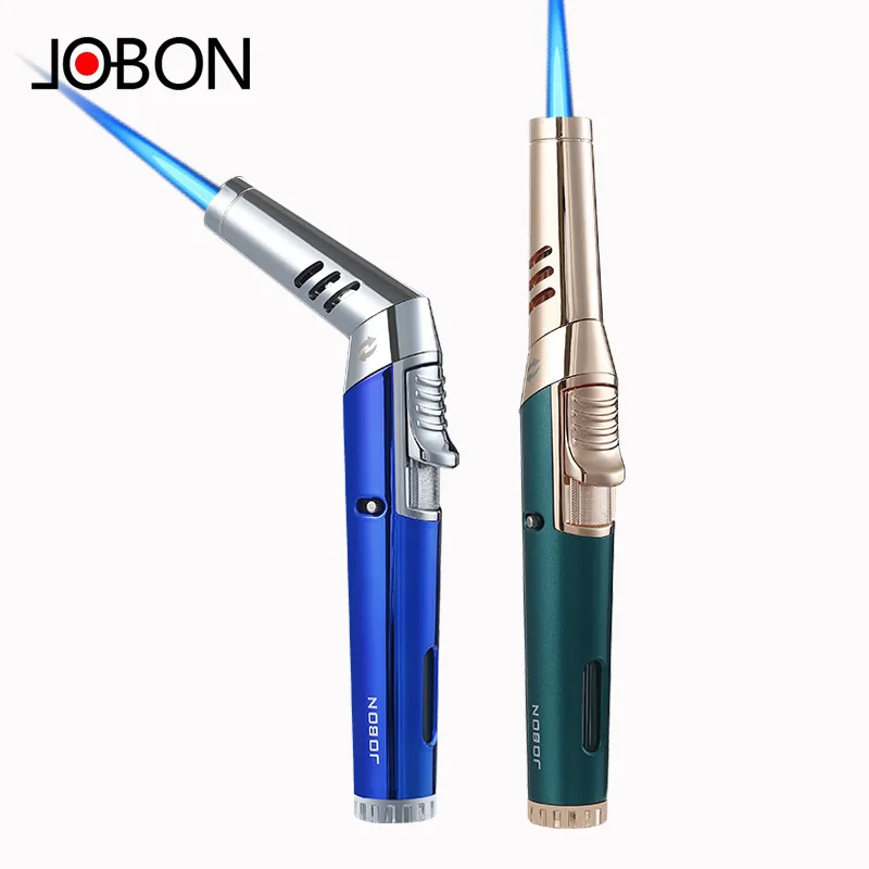 JOBON-2023-New-Metal-Outdoor-Windproof-Gas-Lighter-360-Ignition-Blue ...