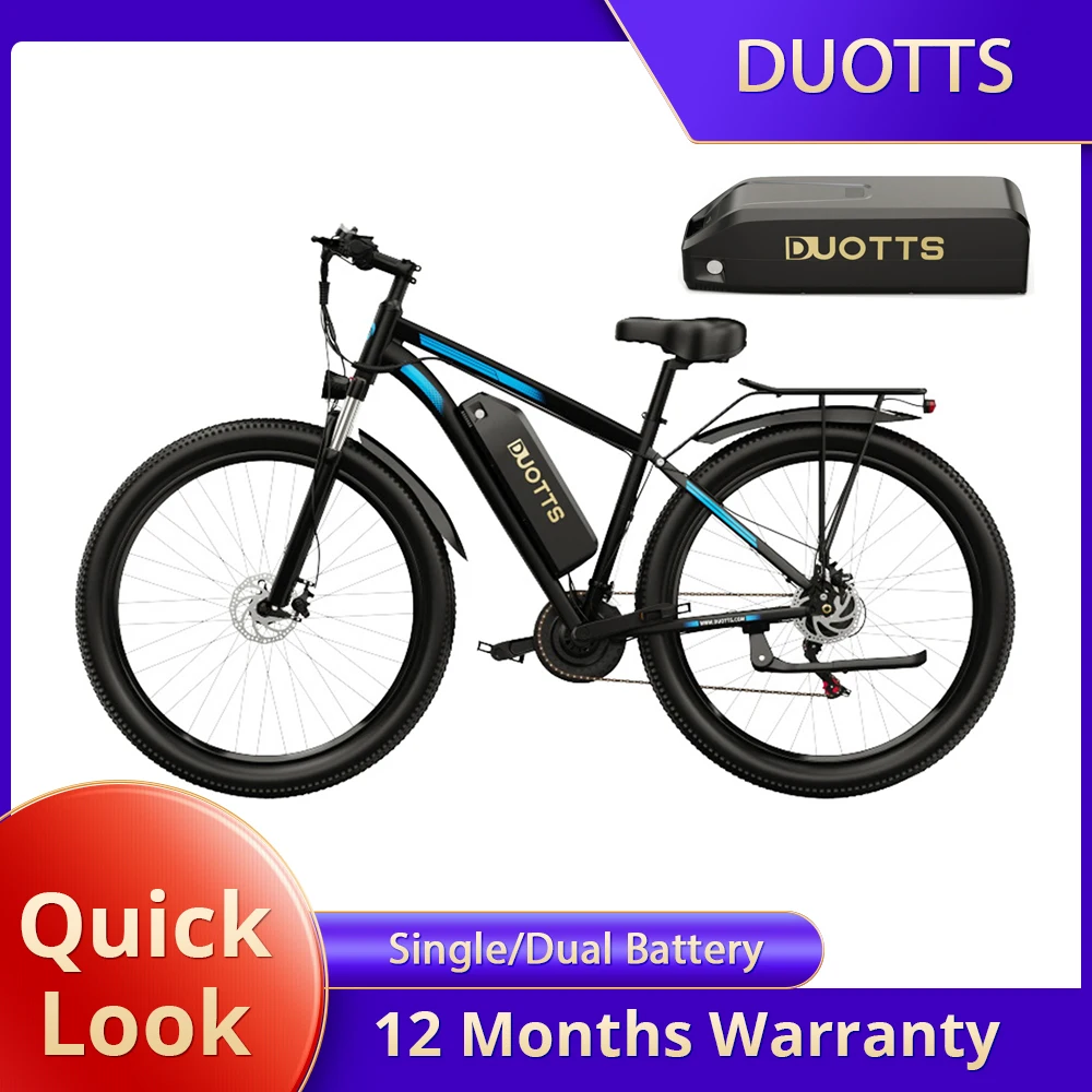 DUOTTS-C29-Electric-Bike-750W-Mountain-Bike-2-48V-15Ah-Batteries-50km ...