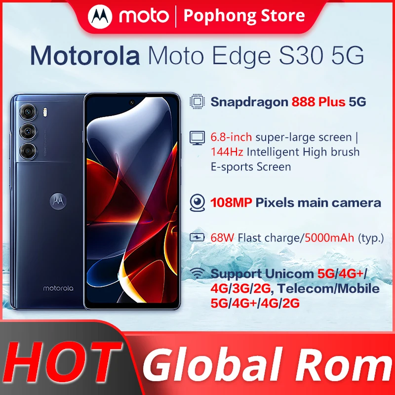 Rom Global Motorola Moto Edge S30 5g | Moto Edge S30 Snapdragon 888 ...