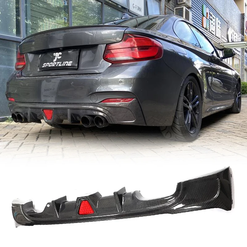 Car Rear Bumper Diffuser Lip For Bmw 2 Series F22 F23 M Sport Coupe ...