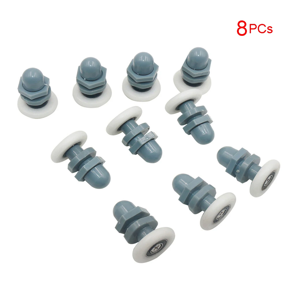 8pcs-Bearing-Hardware-Shower-Door-Rollers-Cabin-Bath-Sliding ...