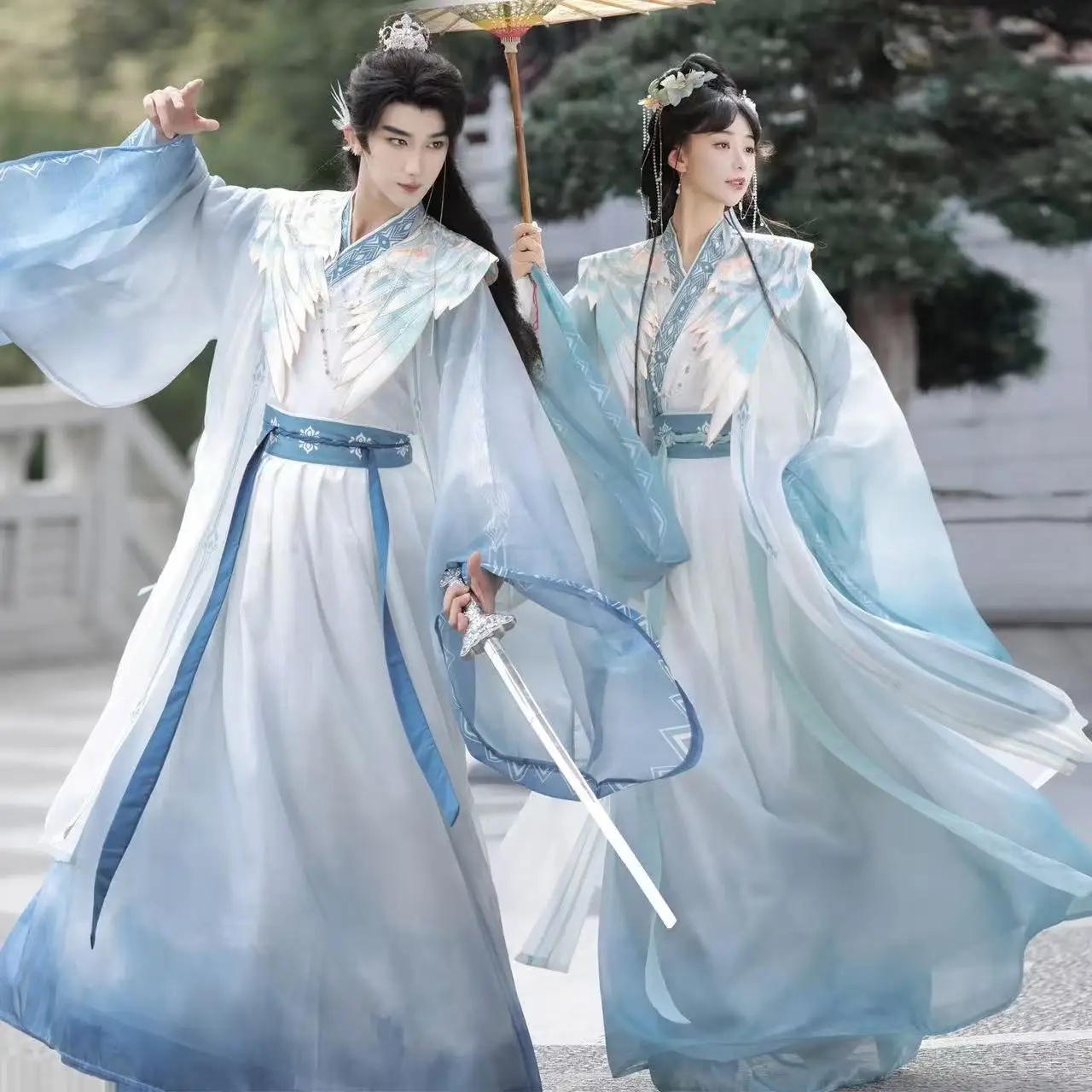 Original Hanfu Men Women Traditional Chinese Clothing Fairy Martial ...