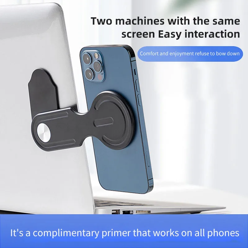 Magnetic-Laptop-Screen-Phone-Holder-For-Magsafe-For-iPhone-15-14 ...
