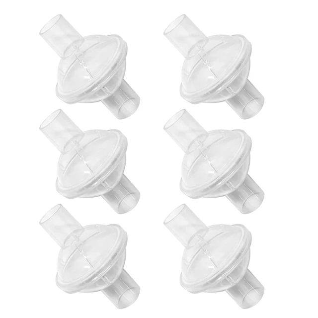 CPAP Bacterial Filter 5-Pack Universal Inline Bacterial/Viral Filters ...
