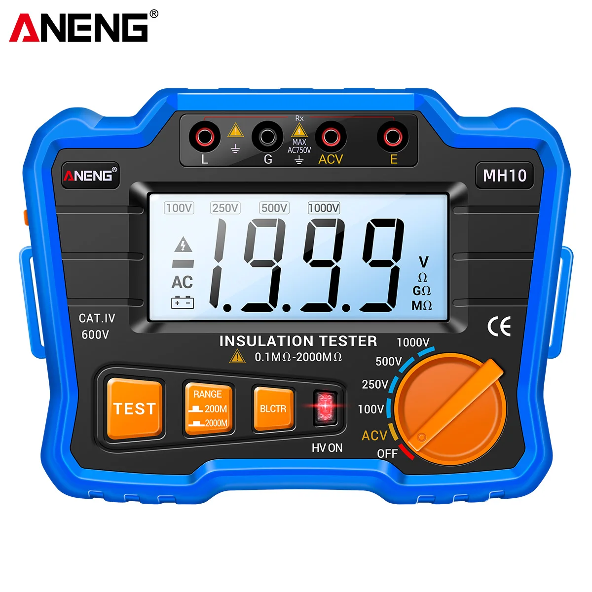 ANENG-MH10-HD-Digital-Insulation-Resistance-Gauge-Ohmer-Testers-1000V ...