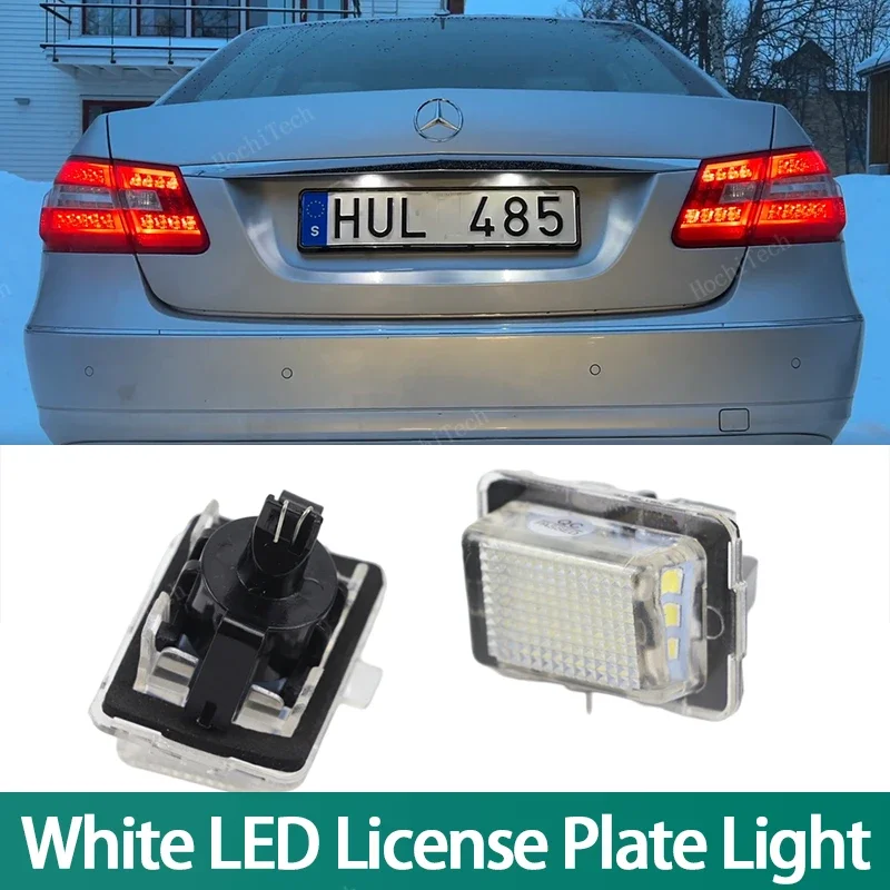 LED Number Plate Light Error Free License Plate Lamp For Mercedes C E S ...