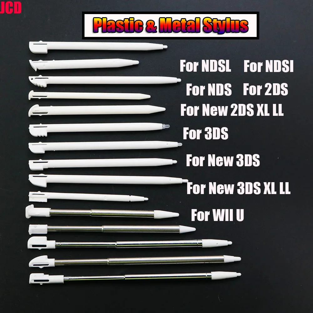 1pcs White Plastic Stylus Touch Screen Metal Telescopic Stylus Pen for ...