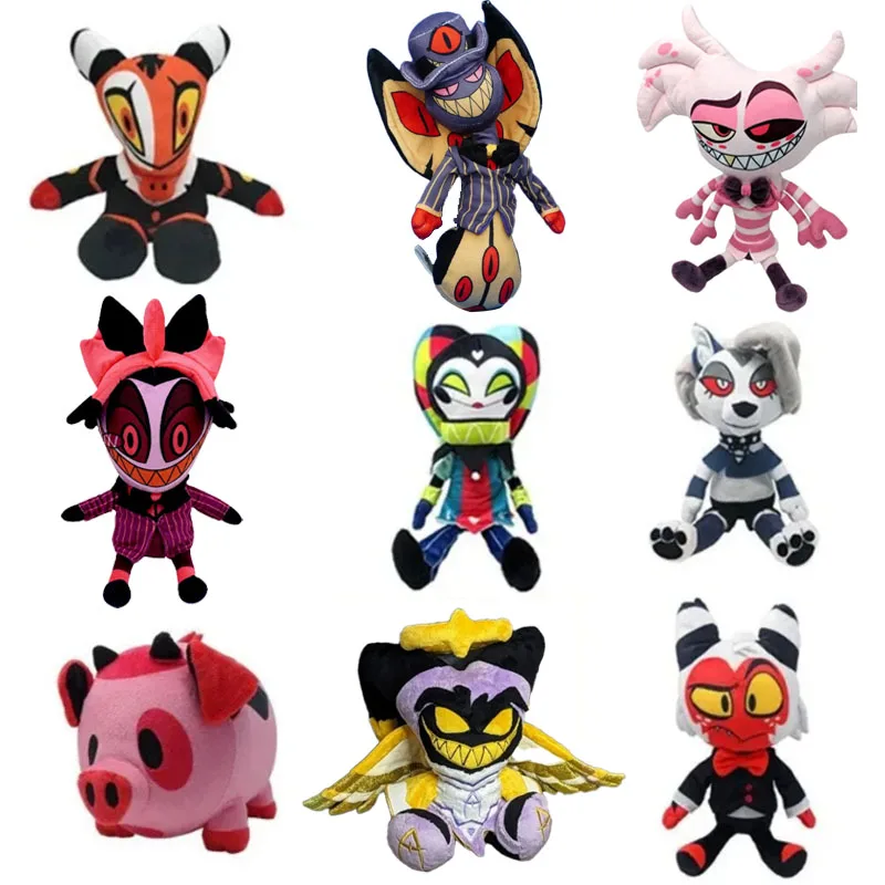 Cartoon Helluva Boss Plush Toy Set Stolas Loona Members