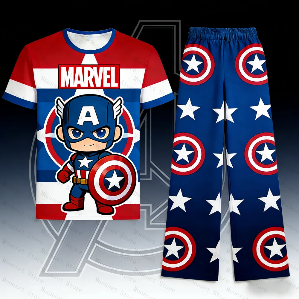 Marvel Captain America Milk Silk Women's Cartoon Pattern Cute ...