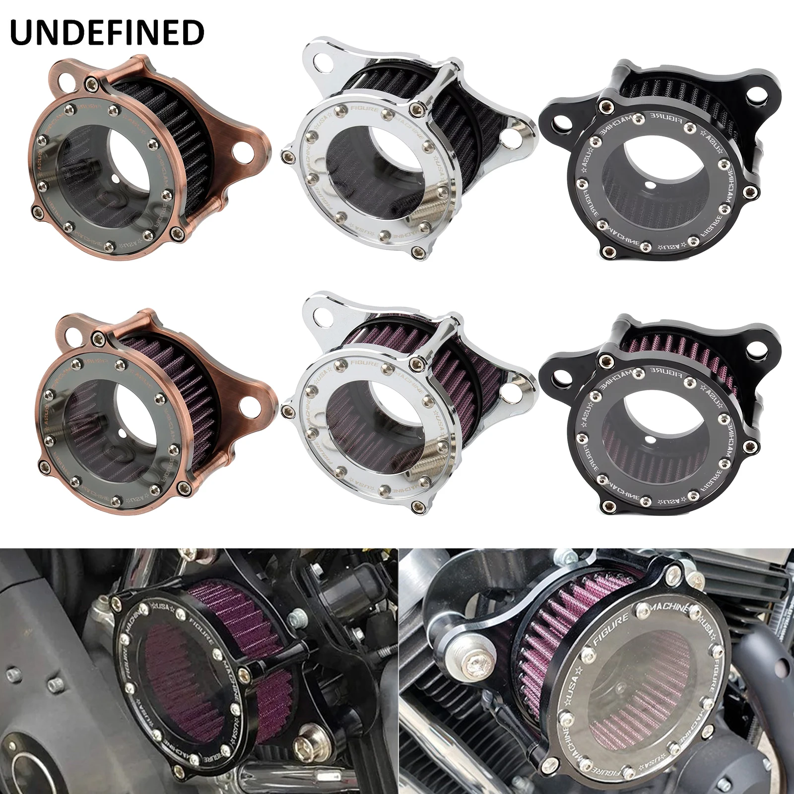 Motorcycle-Air-Filter-For-Harley-Sportster-XL883-1200-Iron-883-Seventy ...
