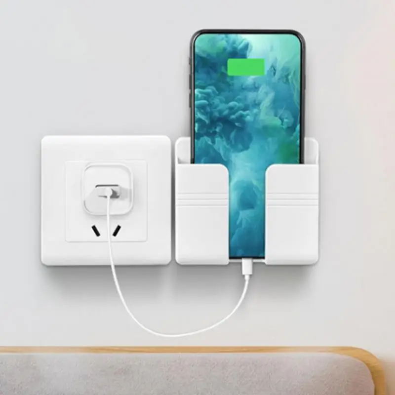 Mobile-Phone-Plug-Wall-Holder-Charging-Multifunction-Phone-Holder-Stand ...