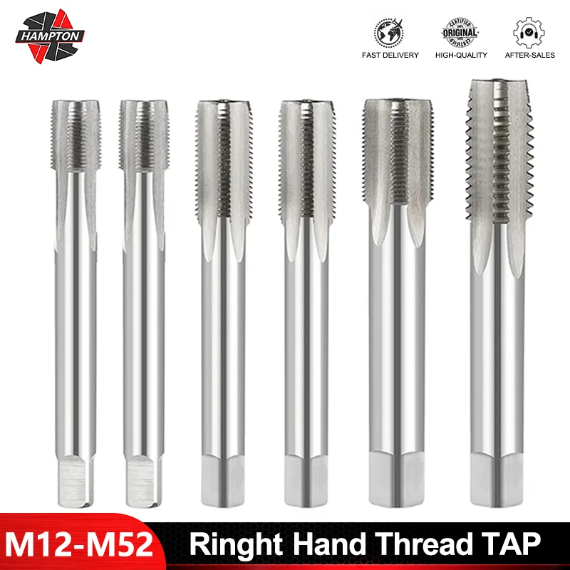 Thread-Tap-M12-M52-Right-Hand-Machine-Plug-Tap-Metalworking-Screw ...