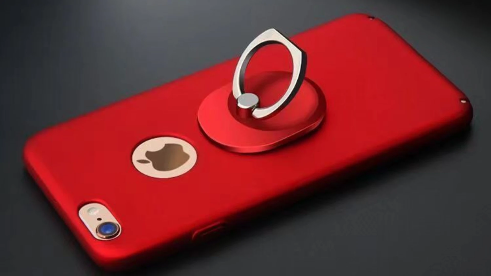 The oval 360 degree rotating phone holder can be applied to any phone ...