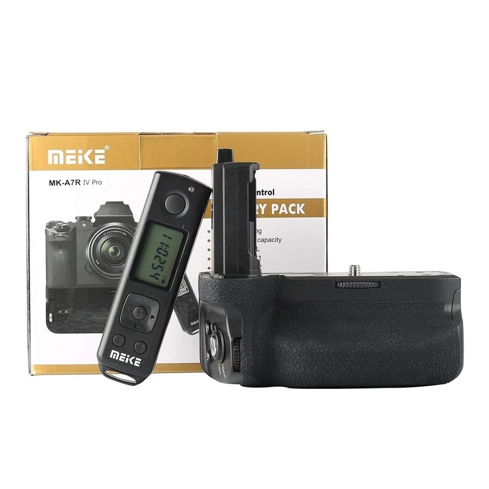 Meike MK-A7RIV Pro Vertical Battery Grip with 2.4 G Wireless Remote ...