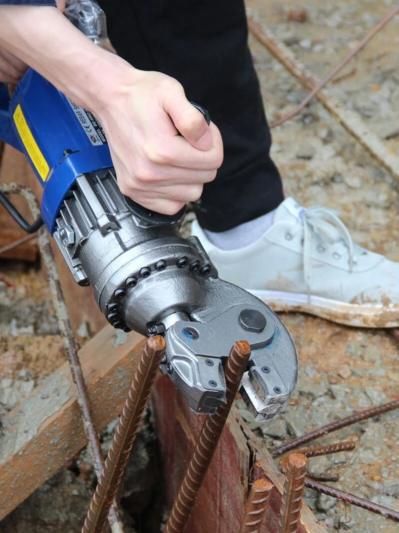 4-18mm-Scissor-type-Electric-steel-bar-shear-Portable-Hydraulic-Rebar ...