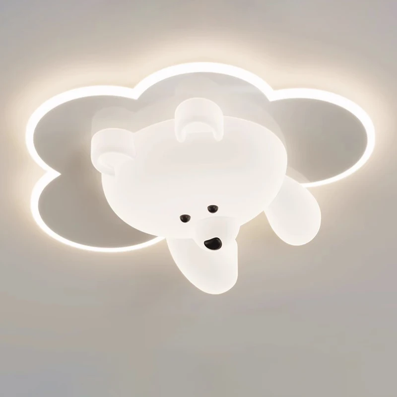Lovely-Cloud-Bear-Ceiling-Lights-LED-Children-s-Room-Light-Simple-Creative-Little-Girl-Boy ...