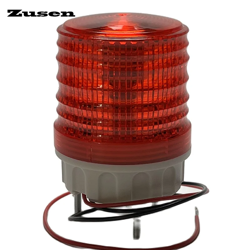 Zusen TB5051 R 12v 24v 110v 220v Red Color Signal Warning Light LED ...