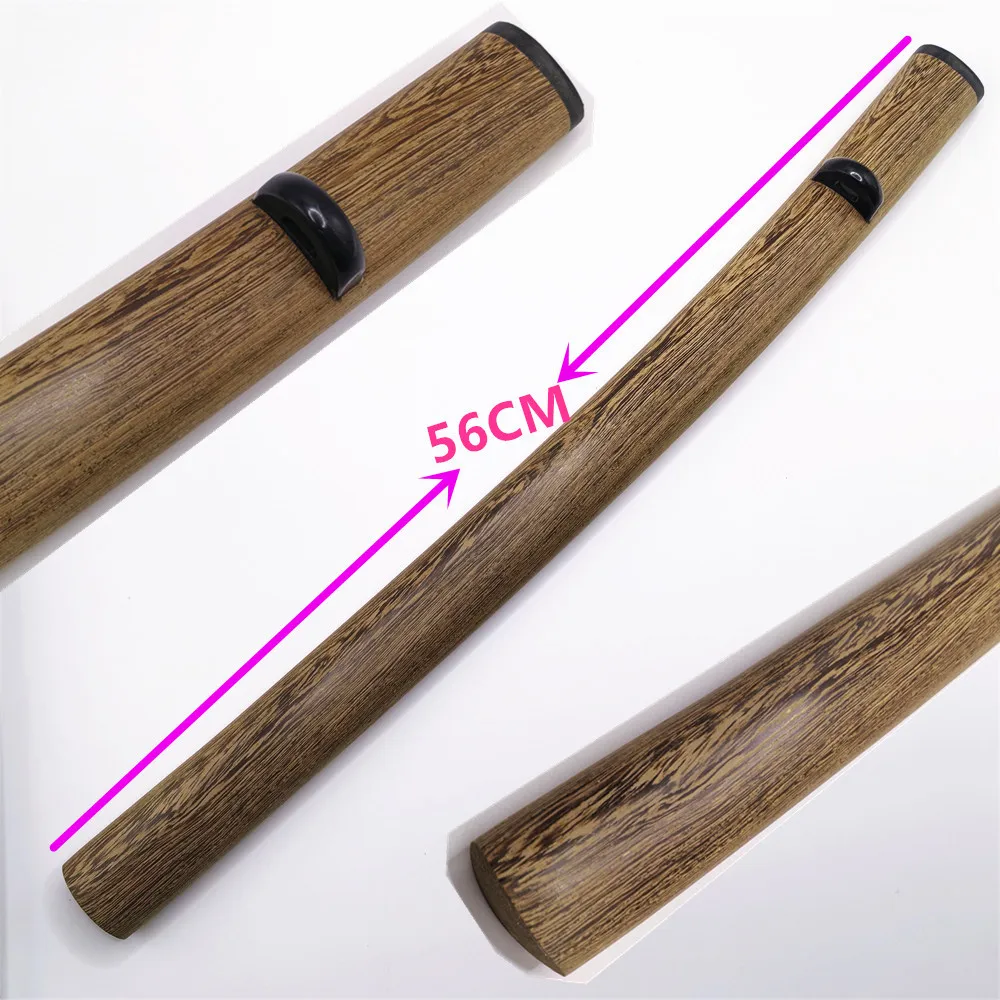 56CM Saya Hardwood Carved Scabbard Japanese Wakizashi Sword Katana ...