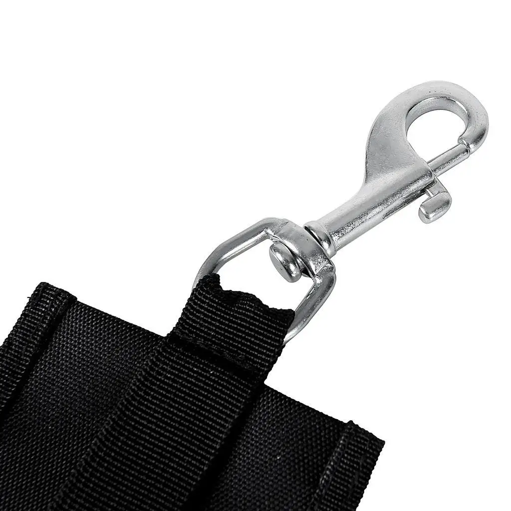 Heavy-Duty-Technical-Scuba-Diving-Jon-Line-with-Pouch-Clip-D-Ring ...