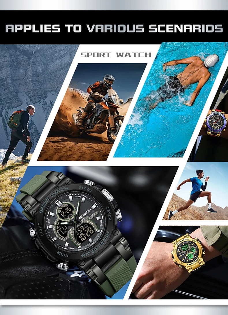 Tactical Military Watch - 50m Waterproof - Better Gear Up