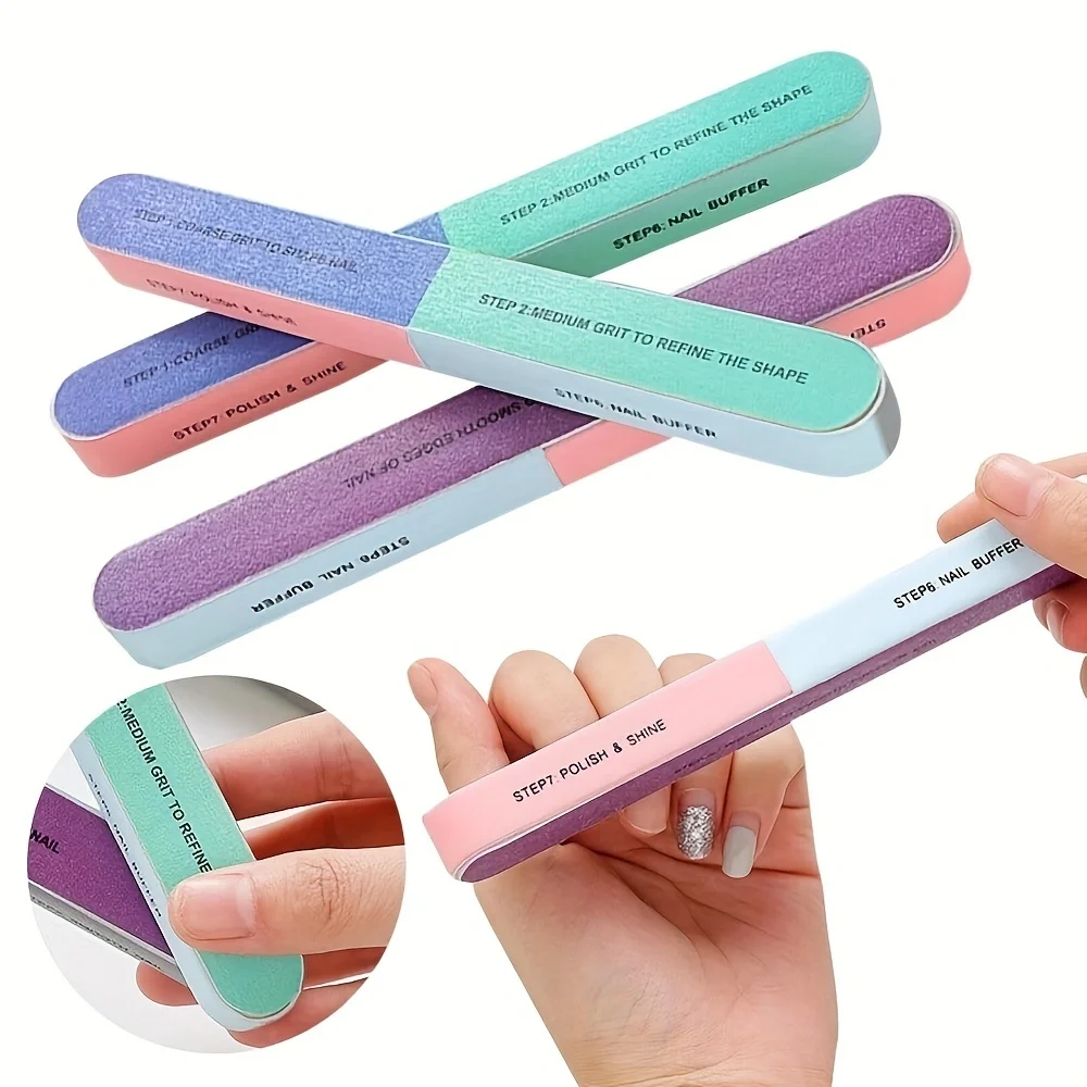 Nail Polish Strip Multifunctional Polishing Strip Nails Seven-sided ...