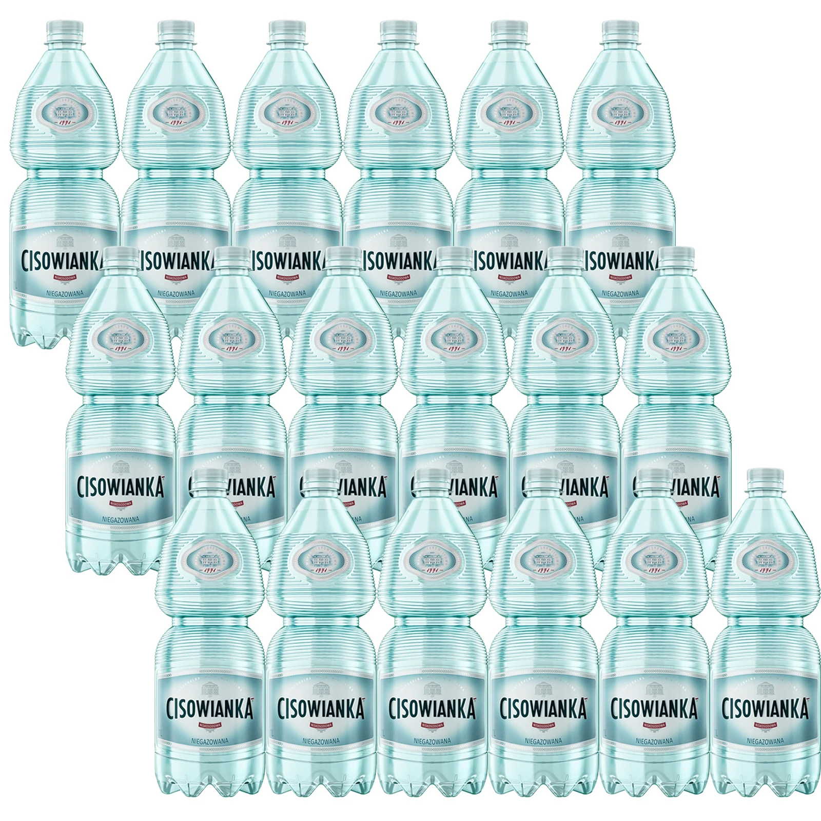Low-sodium natural non-carbonated mineral water 1 L x 18 pieces ...
