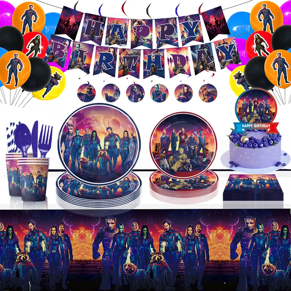 Disney Guardians of the Galaxy Theme Party Decorations Paper Cups ...