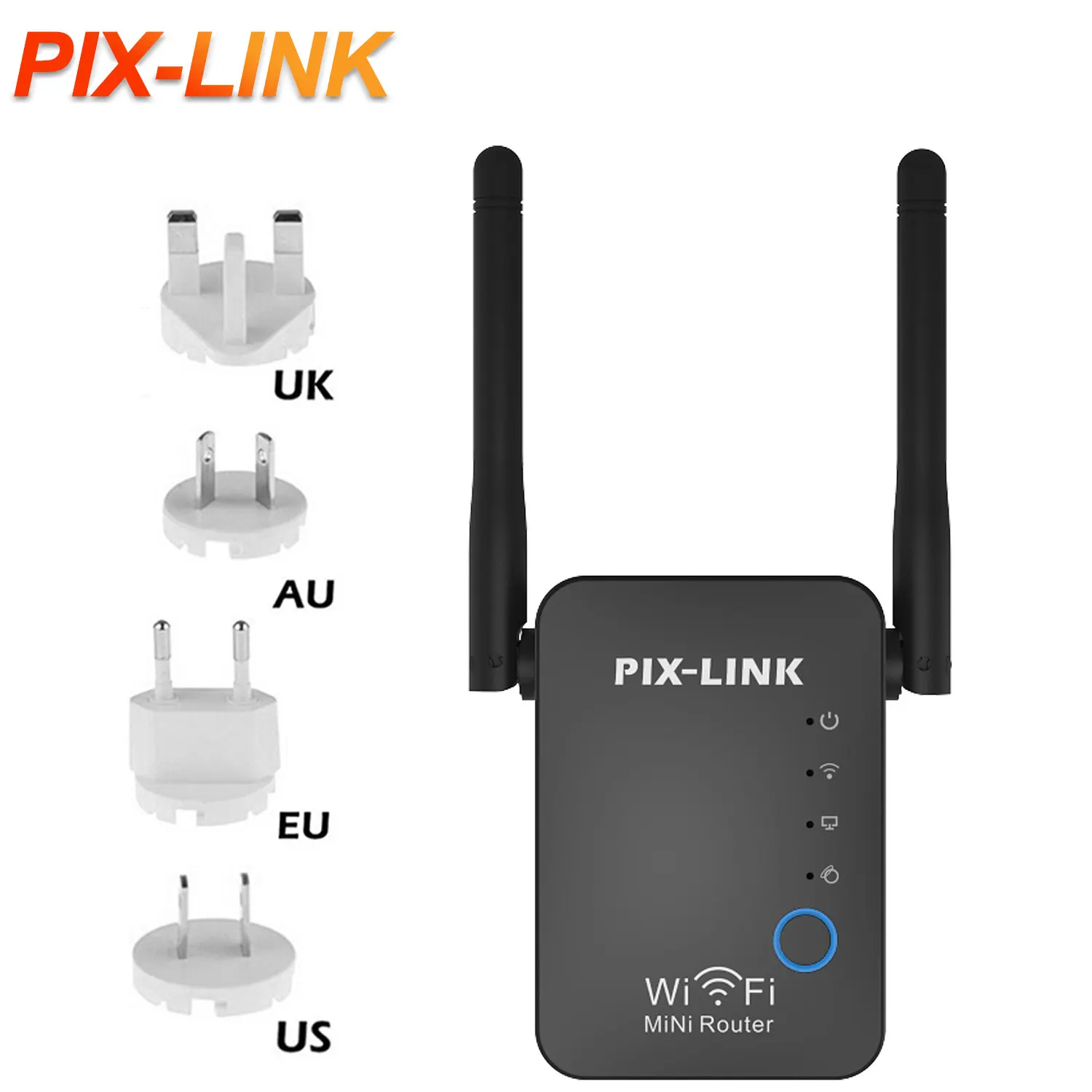 LV-WR17-Wireless-Mini-Router-WiFi-Repeater-Access-Point-Mode-Antennas ...