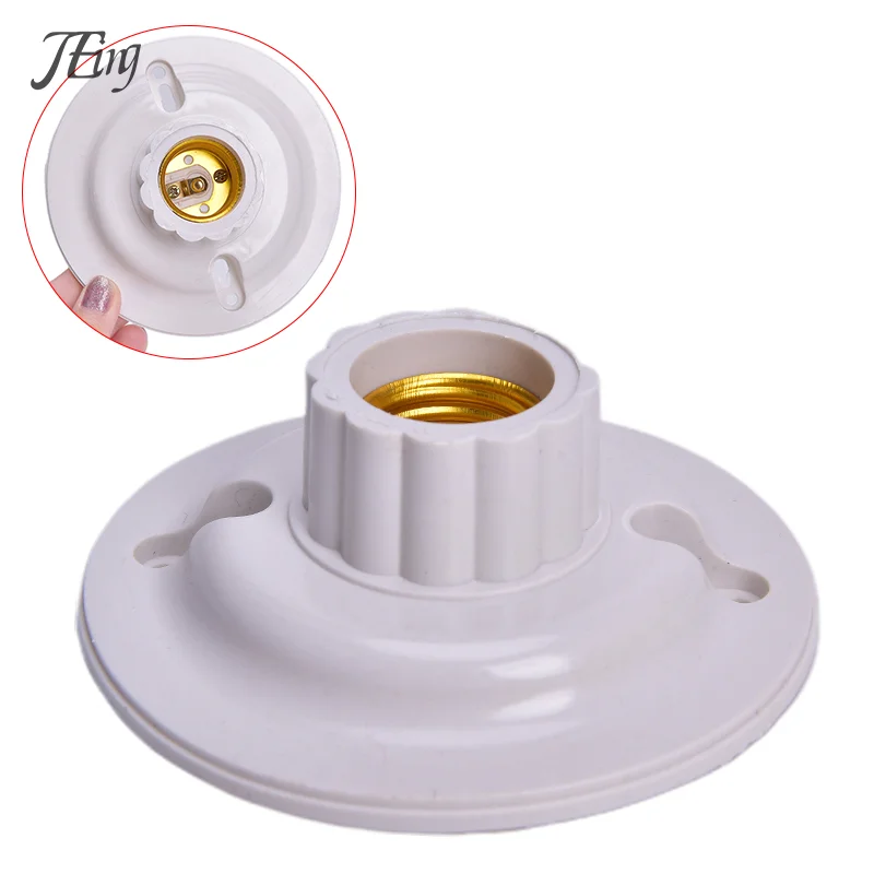 Good-Quality-E27-LED-Light-Bulb-Holder-Round-Socket-E27-Base-Hanging ...