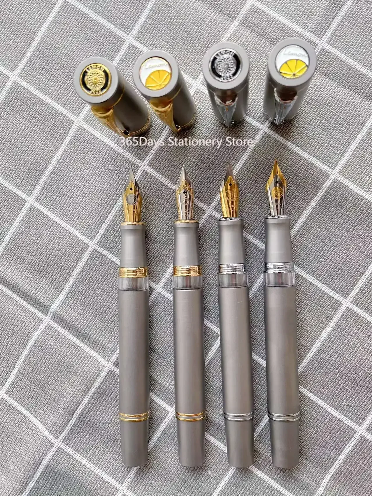 Lemon-M1S-Titanium-Alloy-Piston-Fountain-Pen-Metal-Calligraphy-Blade ...