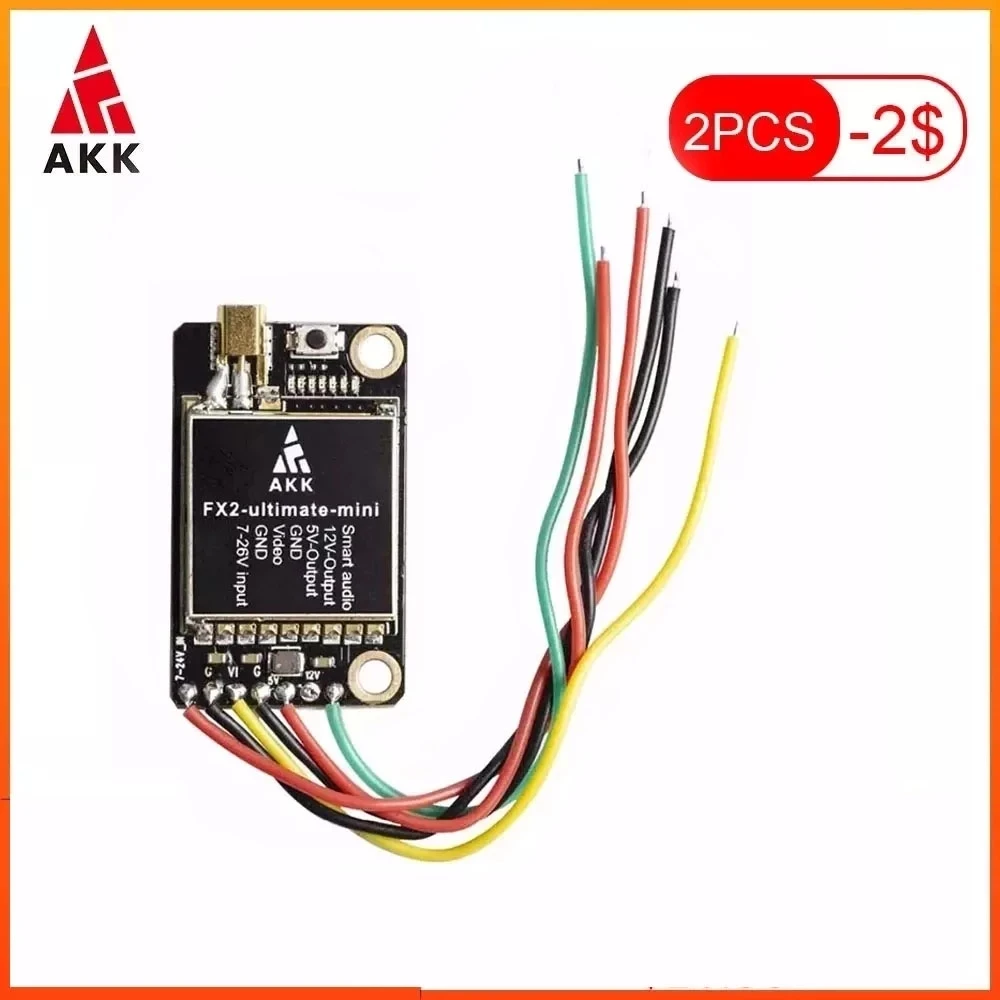 AKK FX2-ultimate-mini 25mW/200mW/600mW/1200MW power switchable Support ...