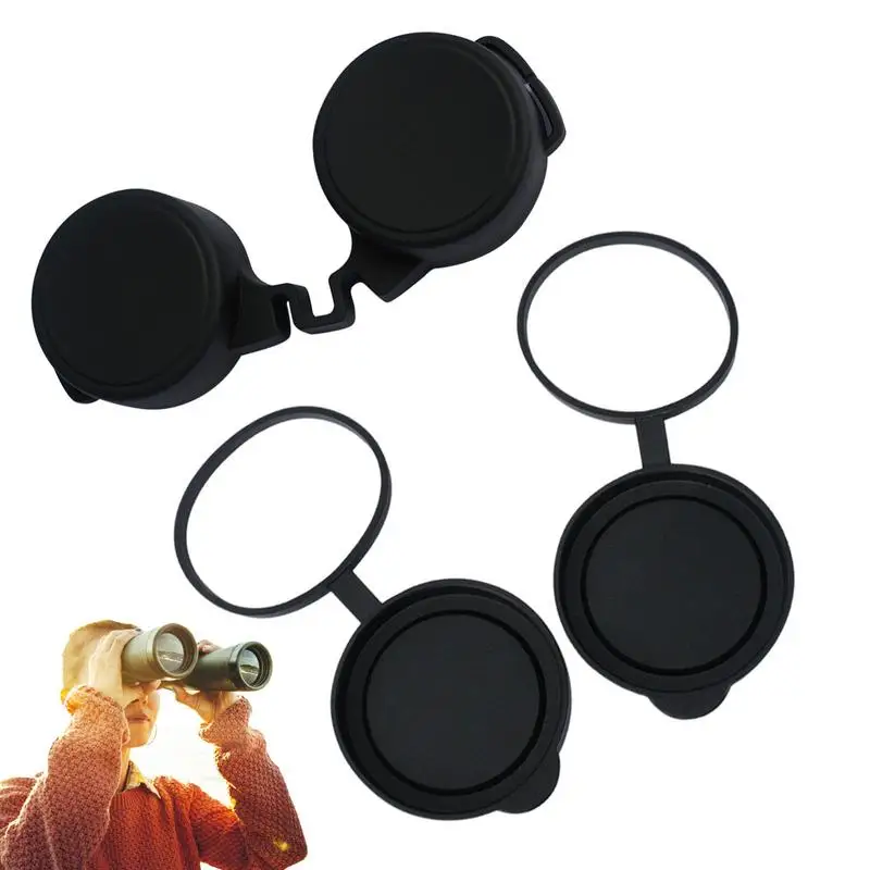 Binoculars Protective Rubber Objective Lens Caps 50mm Binocular ...