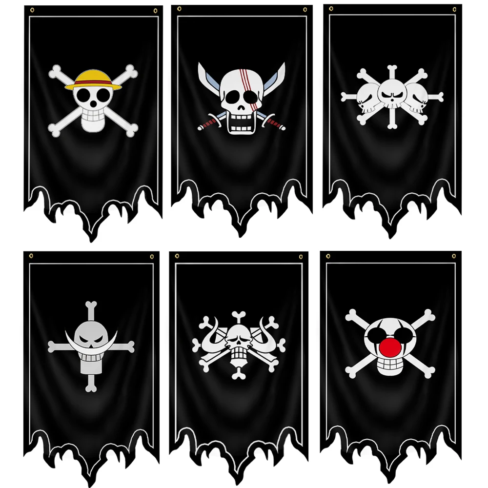 Anime-One-Piece-Flag-Cosplay-Luffy-Zoro-Shanks-Ace-Marshall-Polyester ...