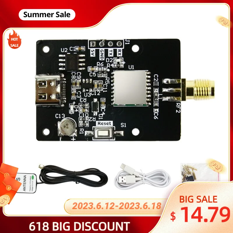 Yahboom Atgm336h Gps Glonass Qzss Bds Beidou Positioning Module Navigation Satellite Positioning ...