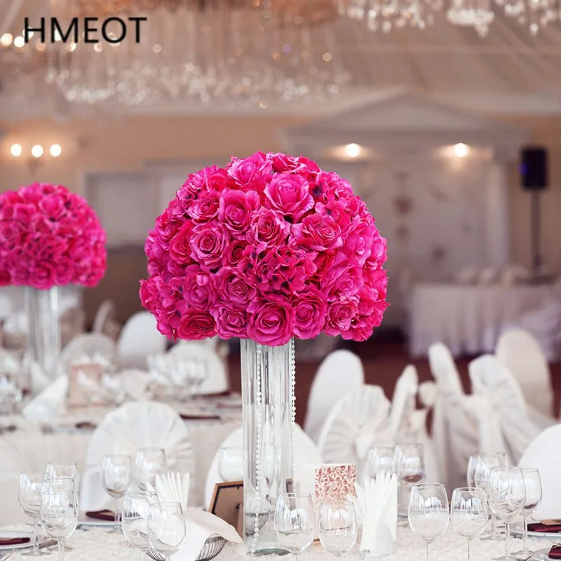 Hot Pink Flower Arrangements Centerpieces