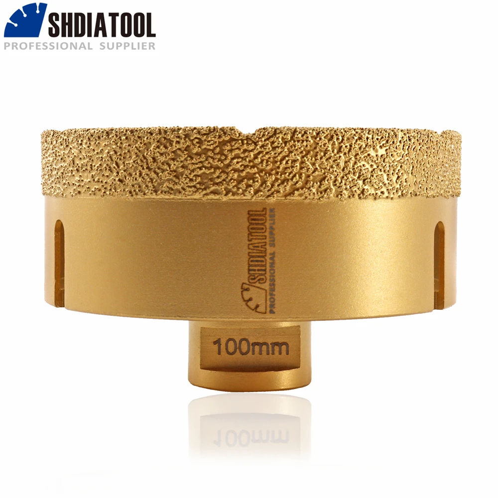 SHDIATOOL-1pc-100mm-Diamond-Drill-Bits-M14-Drilling-Crown-Granite-Tile ...
