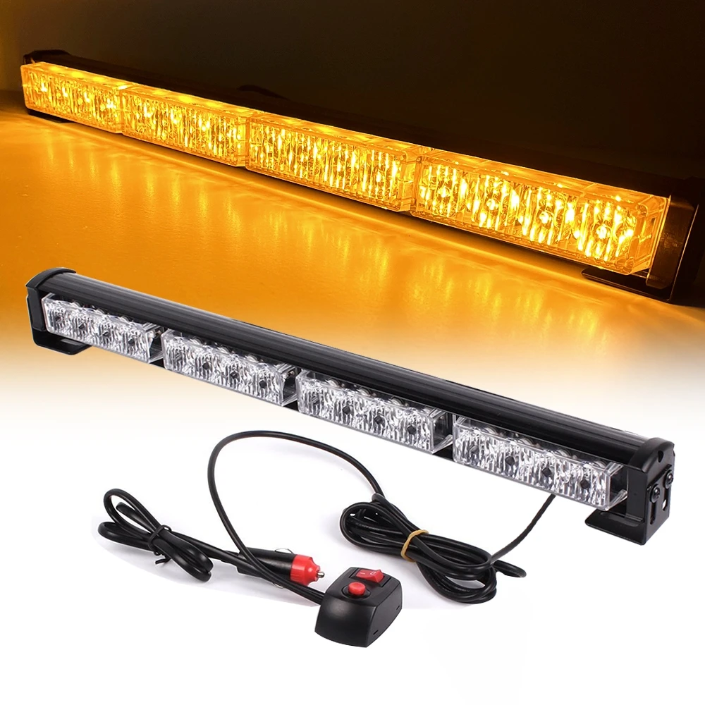 16 LED Warning light bar Police Strobe Emergency light 12V 24V Car ...