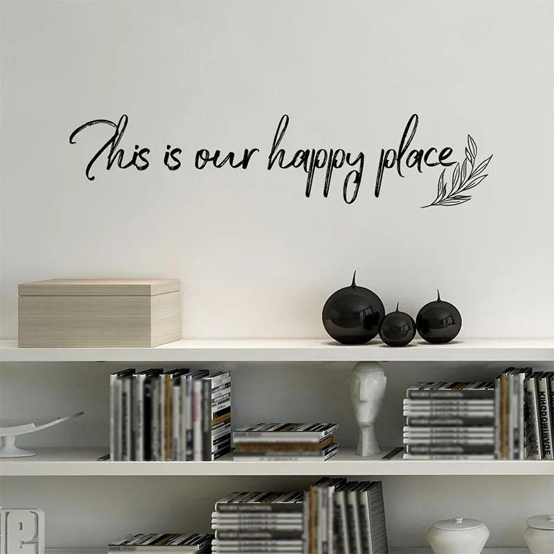 Self-adhesive-and-Removable-PVC-Wall-Sticker-English-This-is-a-Living ...