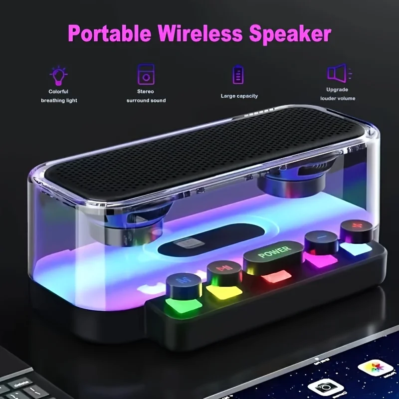 Portable-Wireless-Bluetooth-Speaker-with-Colorful-Lights-Hifi ...