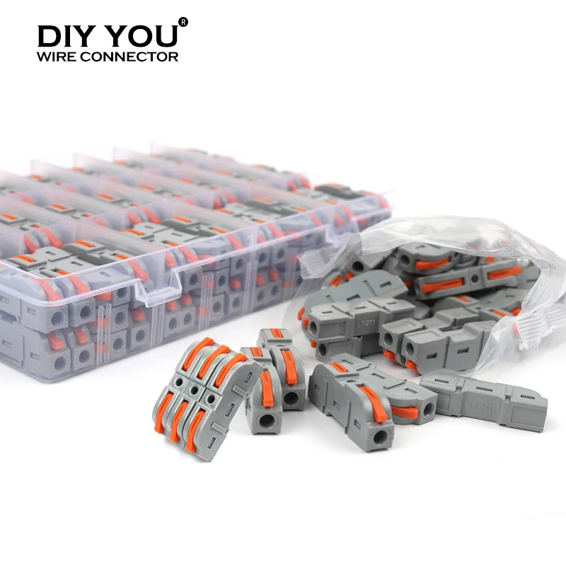 With-Lever-Wire-Nut-Connector-Butt-Conductor-Compact-Splicing-Wire ...